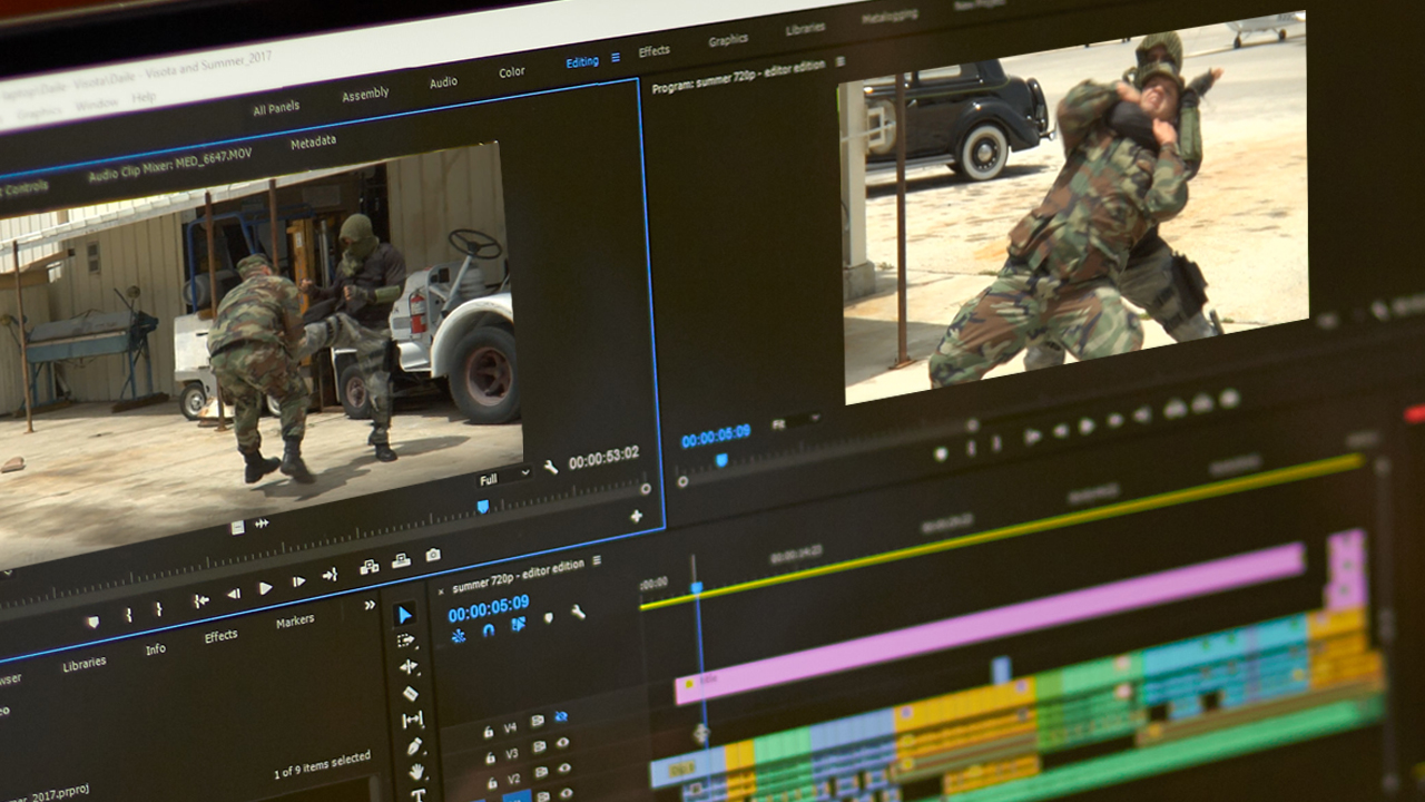 Filming a Fight Scene - Broadcast Beat