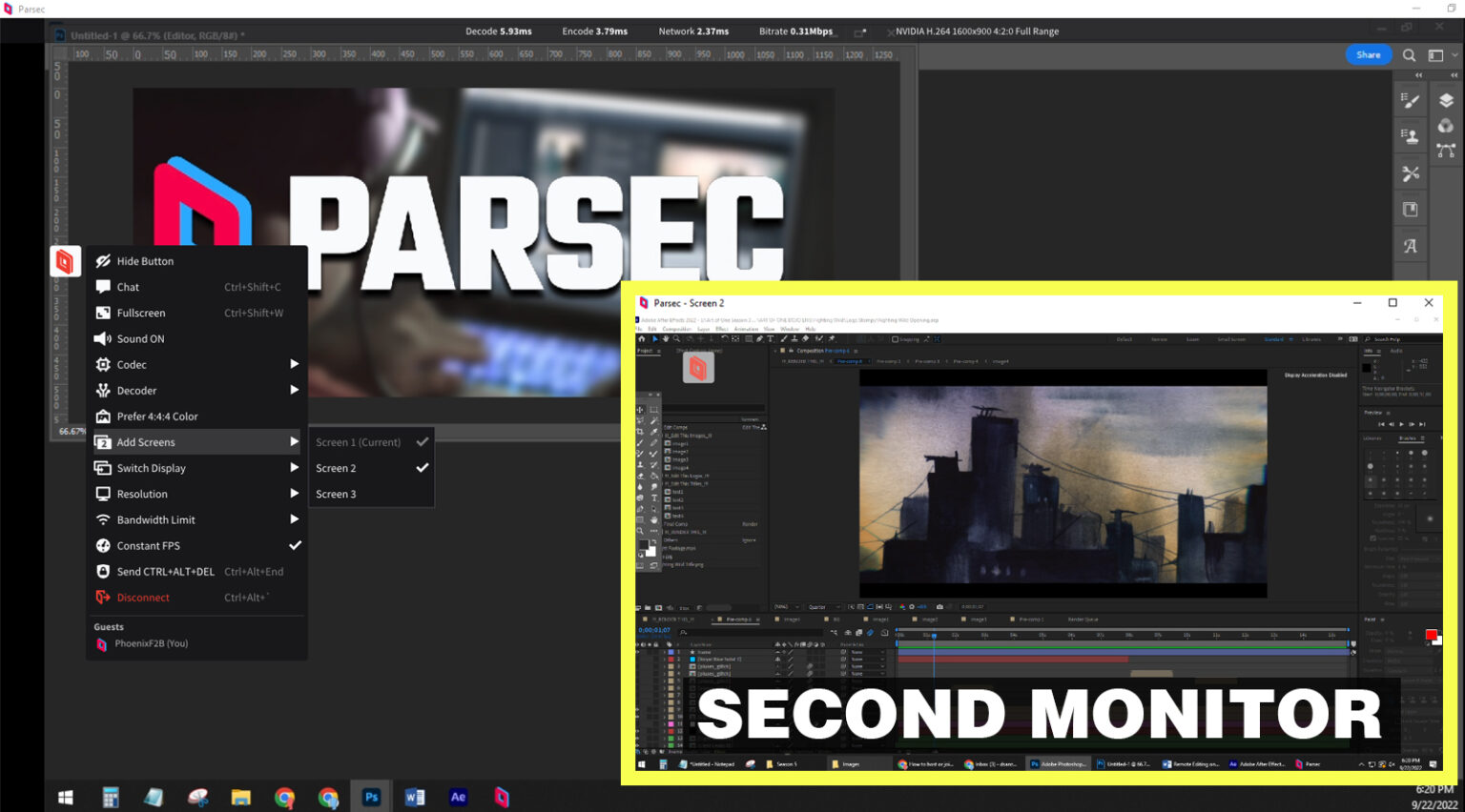 Remote Editing on a Budget with Parsec - Broadcast Beat
